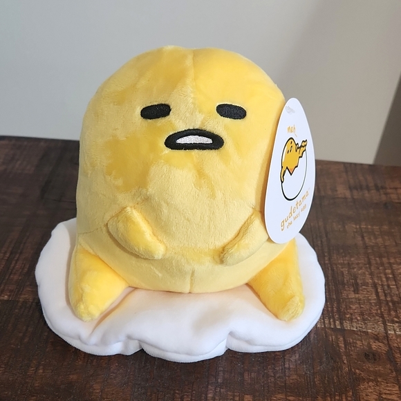 Sanrio | Toys | Gudetama Plush Lazy Egg Meh Nwt | Poshmark